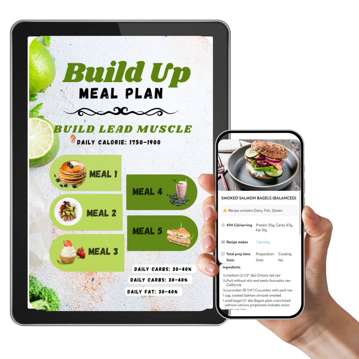 8-Weeks BUILD UP Meal Plan – Making Fit Life®
